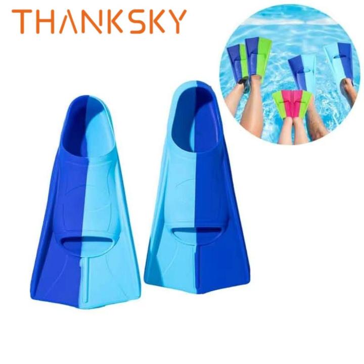Diving Silicone Swimming Training Fins Wear-resistant Non-slip Floating ...