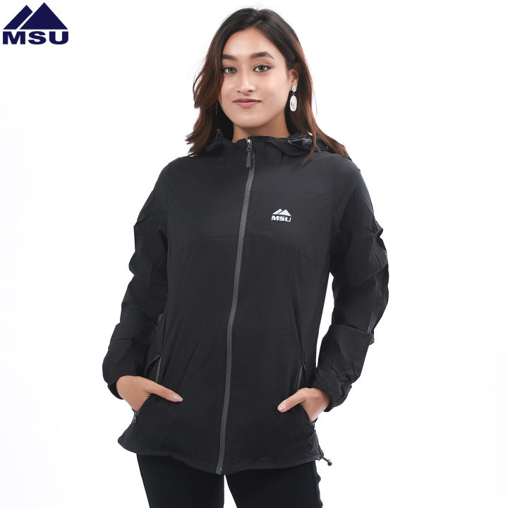 MSU Black Windcheater For Women | Daraz.com.np