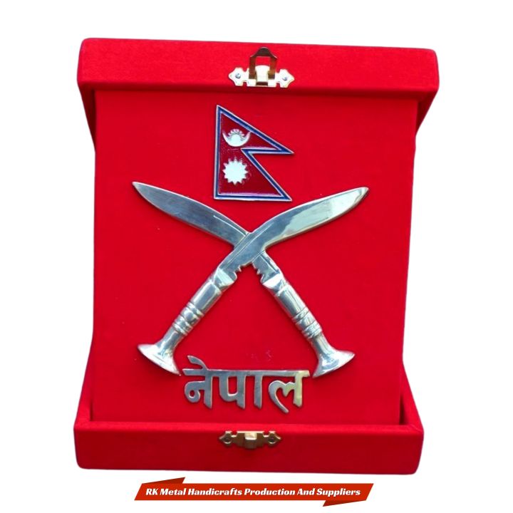 Khukuri Cross With Nepali Flag Token Of Love | Daraz.com.np