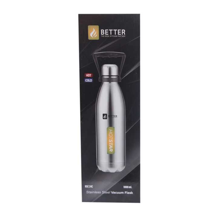 Bettra Silver Hot And Cold Cola Bottle 1000ml | Daraz.com.np