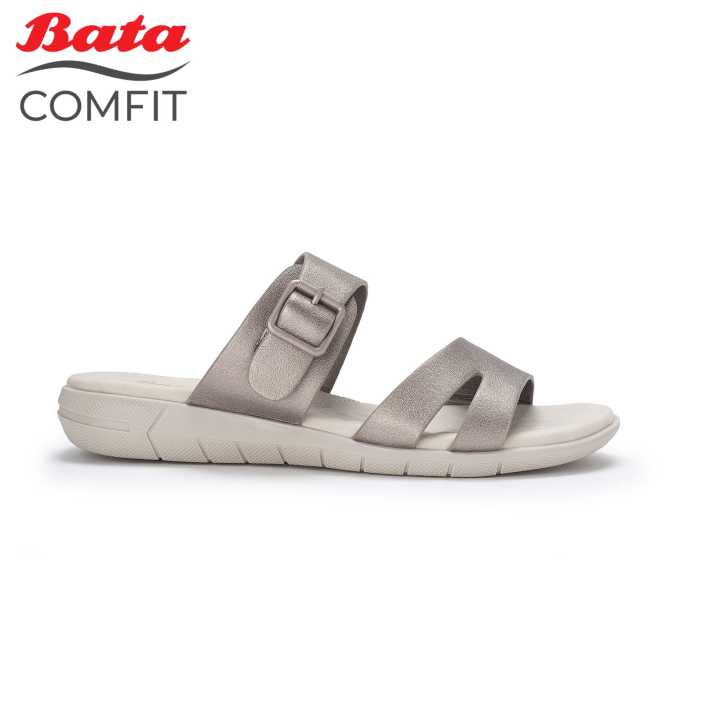 Bata Grey Color Bata Comfit Slides For Women 5612218 | Daraz.com.np