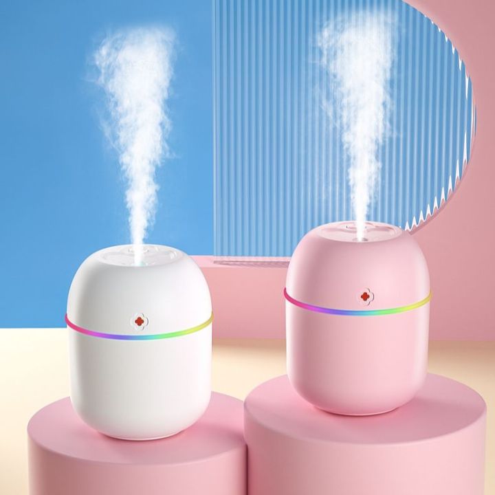 220ML Clover Humidifier Air Freshener Aroma Diffuser Oil Luminous ...