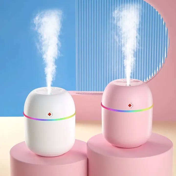 220ML Clover Humidifier Air Freshener Aroma Diffuser Oil Luminous ...