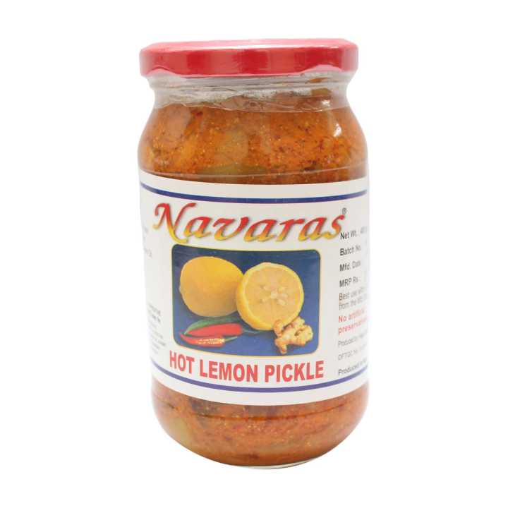 Navaras Hot Lemon Pickle 400gm | Daraz.com.np