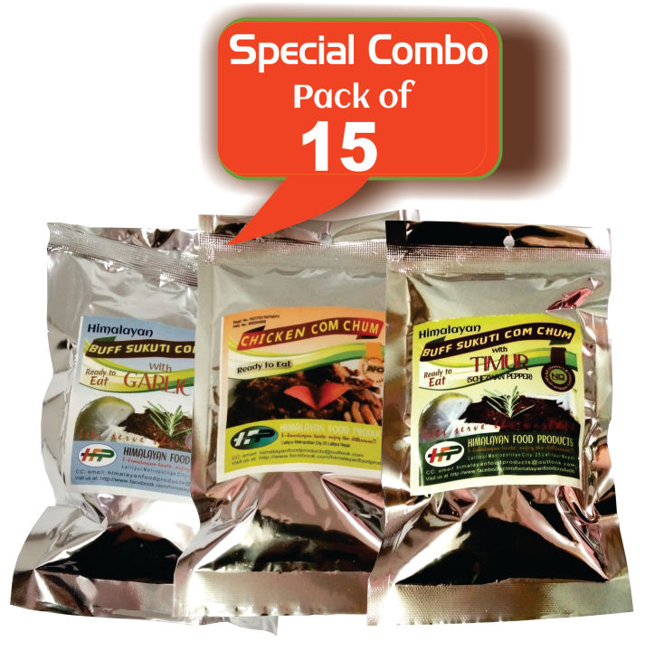 Himalayan Food Products Buff Sukuti Chicken Timur Garlic 52gm Dark ...