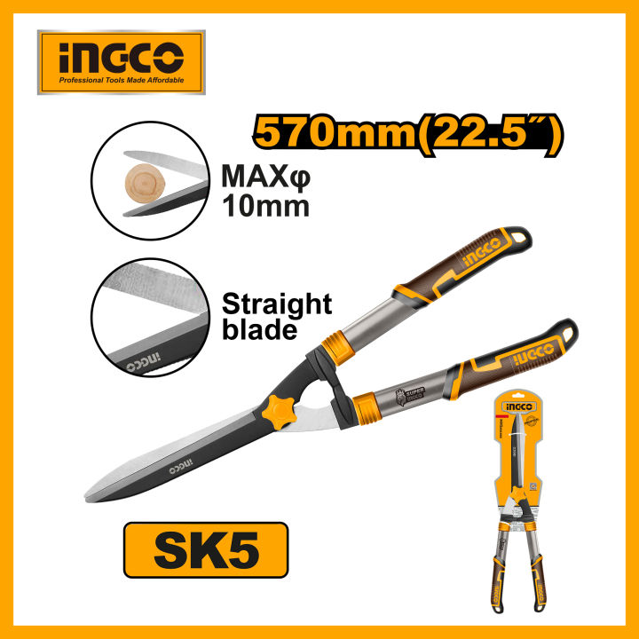 INGCO 22.5" Hedge shear For exact shaping and precise cutting results ...