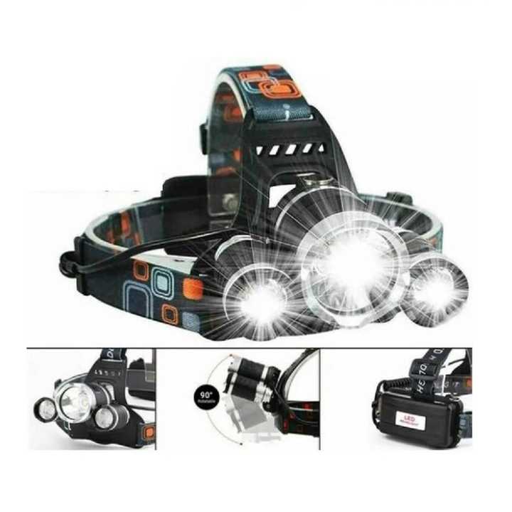 5000 lumens Bright Headlight Headlamp Flashlight Torch | Daraz.com.np