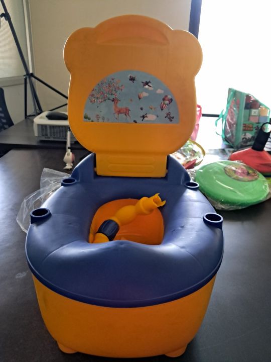 Tiny Tots Micky Mouse Potty Training Seat for Baby Ergonomic Backrest ...