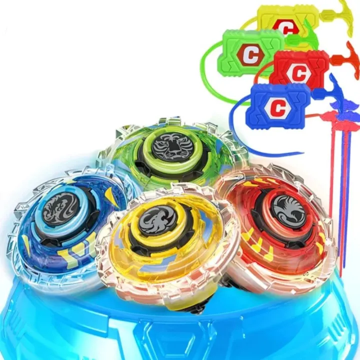 Creative Split Transforming Spinning Top Metal Alloy With Launcher ...