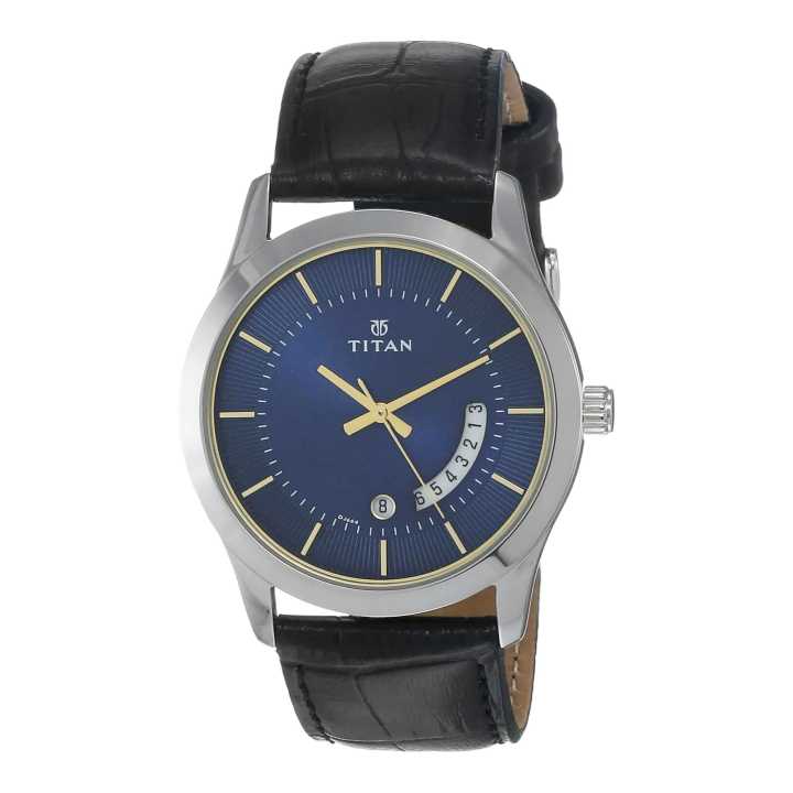 Titan Blue Dial Analog Watch 1823SL01 For Men | Daraz.com.np