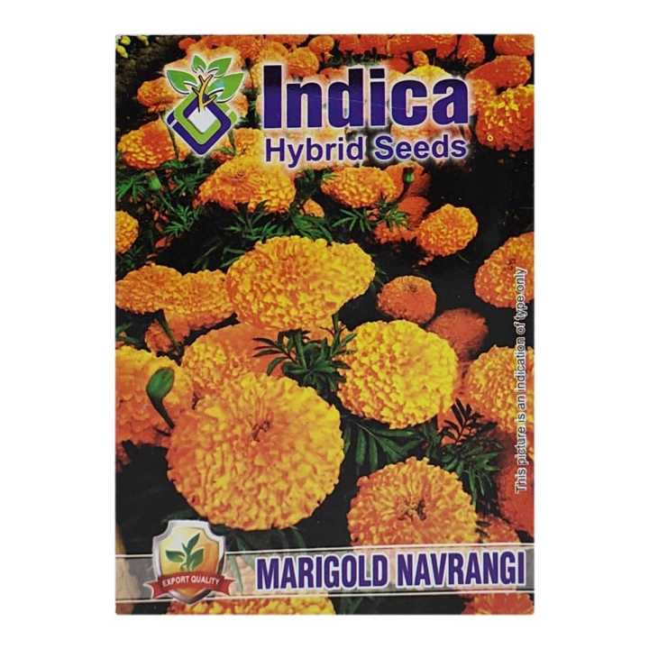 Indica Hybrid Seeds Of Marigold Navrangi | Daraz.com.np