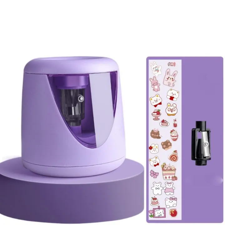Cartoon Study Portable Kindergarten Gift Pencil Sharpener Electric ...