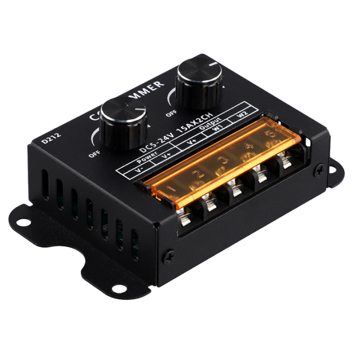 NAMUNY LED Controller DC 5-24V 15A Dimmerable CCT Dual Color ...