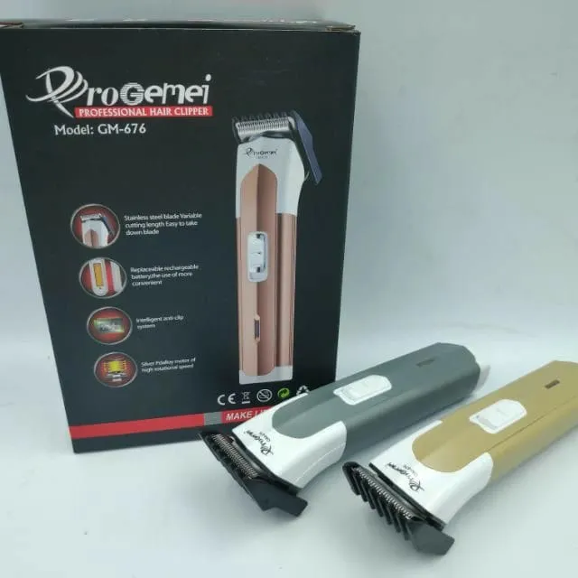 Progemei Rechargeable Professional Hair Clipper GM-676 For Men | Daraz.com.np