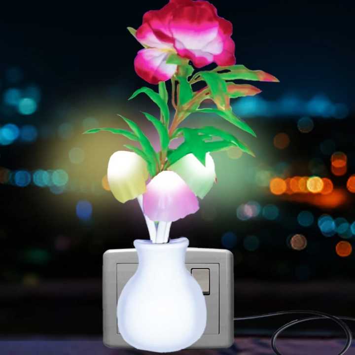 LED Dream Mushroom Lamp - Multi Color Night Wall Light In The Dark ...