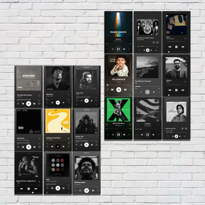 Music Mini Poster 6 inch x 4 inch 18 pcs | Daraz.com.np