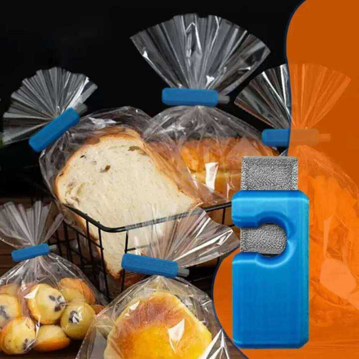 3pcs Portable Squeeze-lock Bread Fresh-keeping Moisture-proof Sealing ...