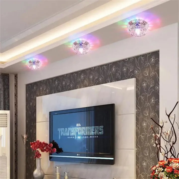 Multicolor Downlight 3W LED Ceiling Lights 220V Balcony lamp Surface ...