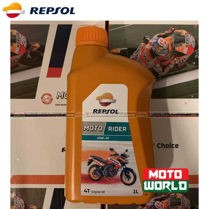 REPSOL MOTO RIDER 4T 10W-30 1L Engine Oil for Motorcycle by Moto World ...