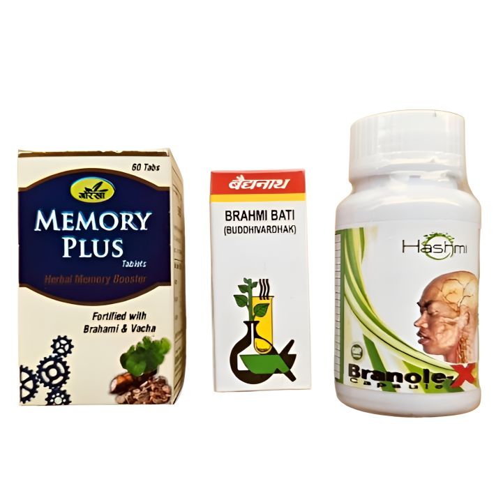 Memory Booster Set For Extra Memory Power Memory Plus 60 Tab Bramhi ...