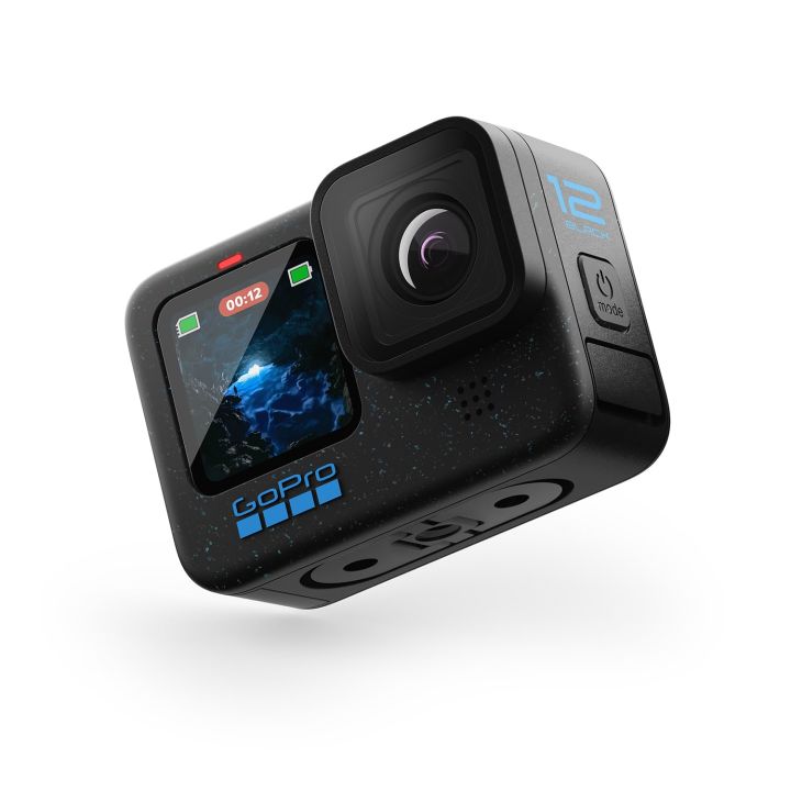 GoPro HERO12 Waterproof Action Camera with Front & Rear LCD Screens, 5 ...