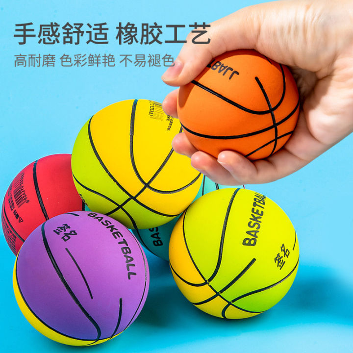 6CM Mini Elastic Hollow Small Basketball Soccer Children's Rubber High ...