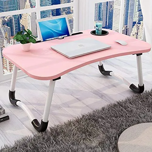 Smart Multi-Purpose Laptop Table with Dock Stand and Coffee Cup Holder ...