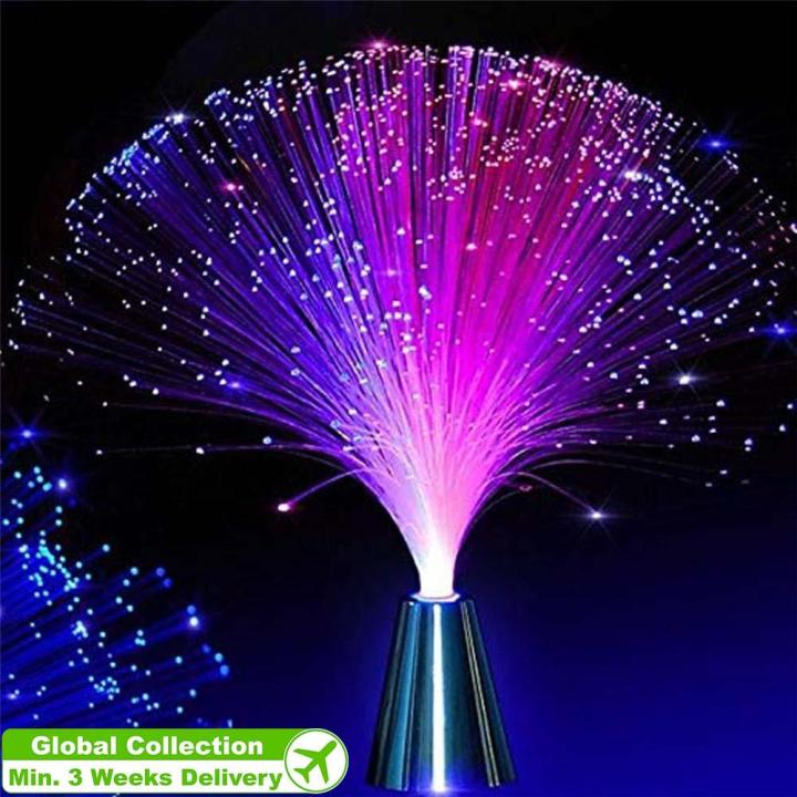 YWXLight RGB LED Change Fiber Fountain Night Light | Daraz.com.np
