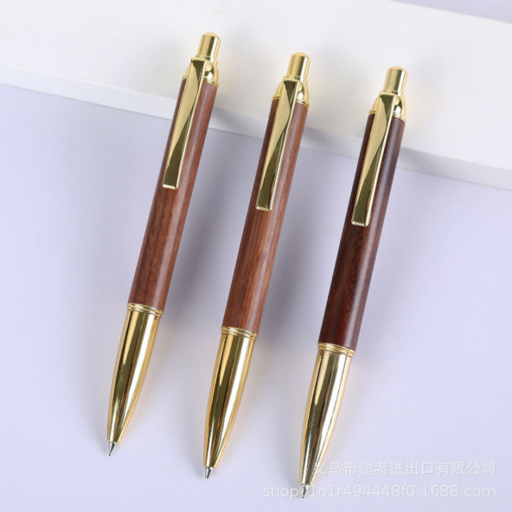 【Whoever uses it, who praises it】Classic Walnut Pencil Brass Press ...