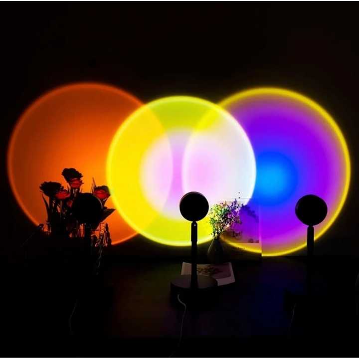 Table Projection Lamp: Sunset, Sunlight, Rainbow | Daraz.com.np