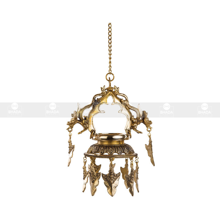 Brass Dalucha/Jhundyaune Panas/Khadalu 2Kg 12inch 30cm | Bhadaghar ...
