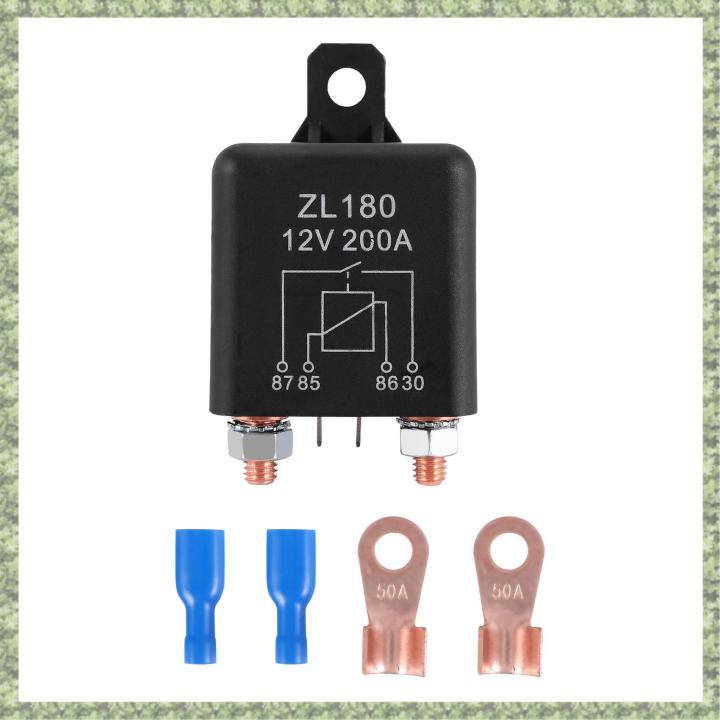 Ktteay 12V 200A Relay Car Truck Engine Automobile Boat Car Heavy Duty ...
