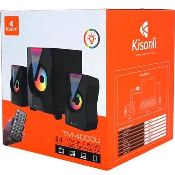 Kisonli TM-4000U 2.1 Multimedia Speaker System Sub Woofer Speaker | Daraz.com.np