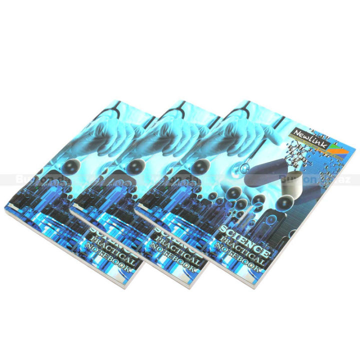 3 Pcs Blue Color Hand With Medicine & Molecules Printed Science ...