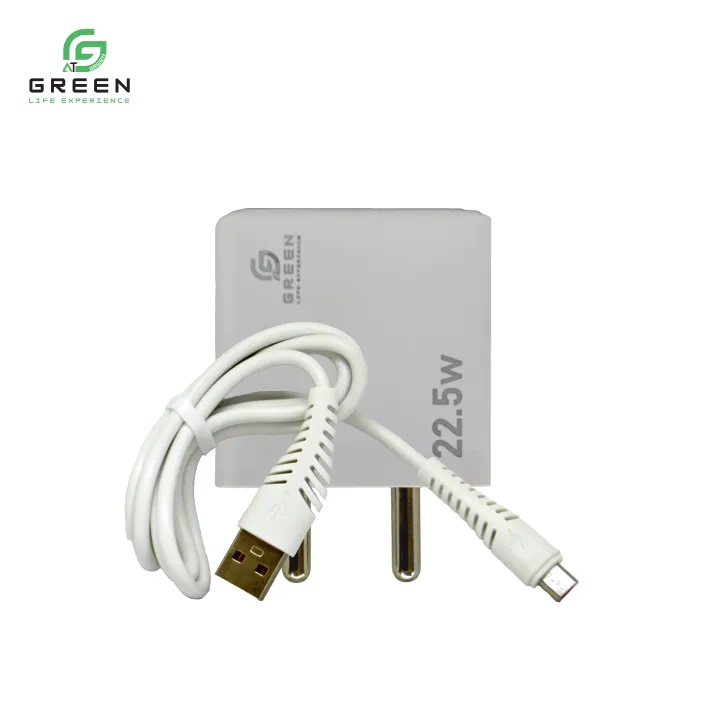 Green UV-22.5 Charger | 22.5W Fast charger | Auto ID LED Indicators ...