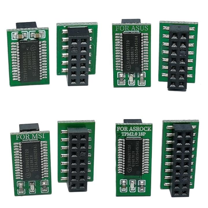Tpm Module 12 14 18 20 Pin LPC For ASUS MSI GIGABYTE ASRock Encryption ...