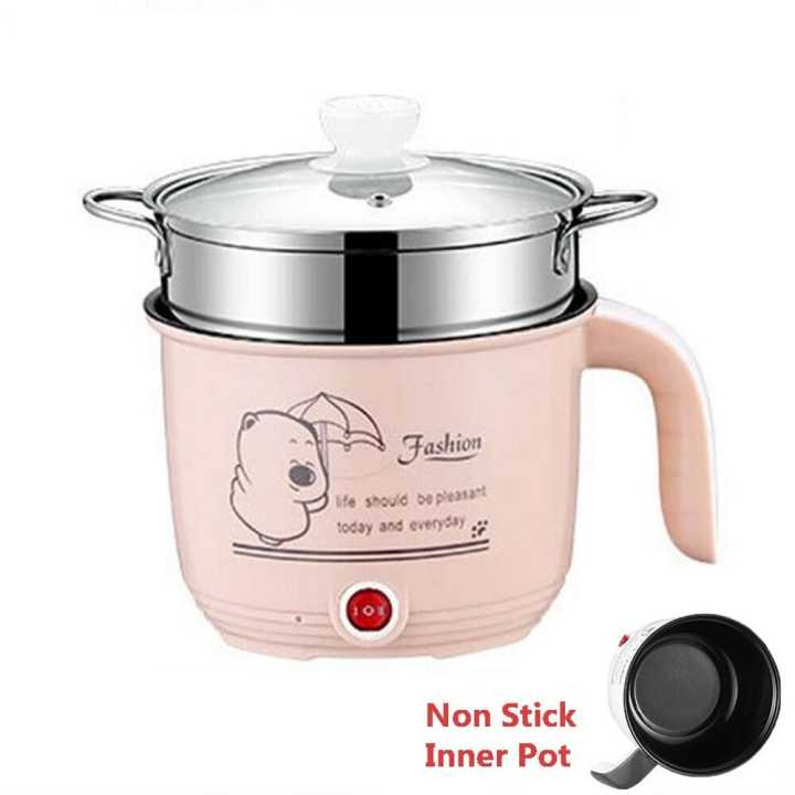 1.8L Multi-Function Electric Mini Cooking Pot - Non-Stick Coating ...