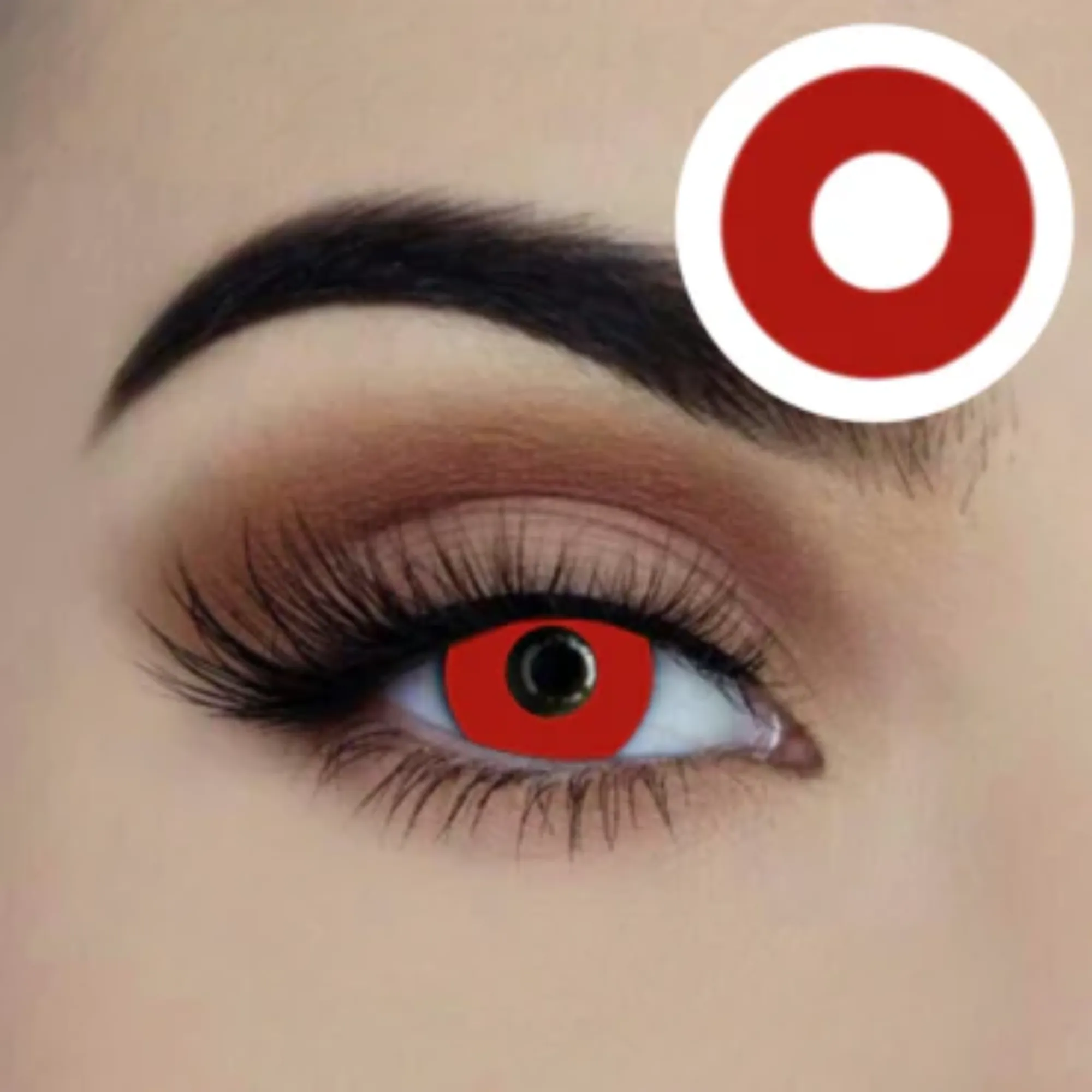Red Crazy Vampire Halloween Contact Lens | Daraz.com.np