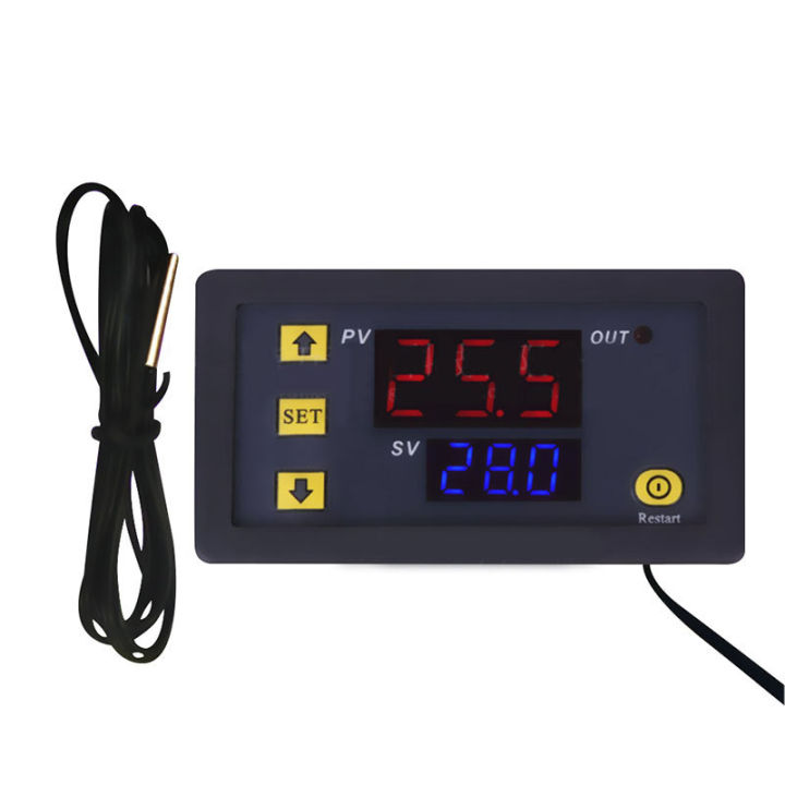 W3230 Mini Digital Temperature Controller 12V 24V 220V Thermostat ...