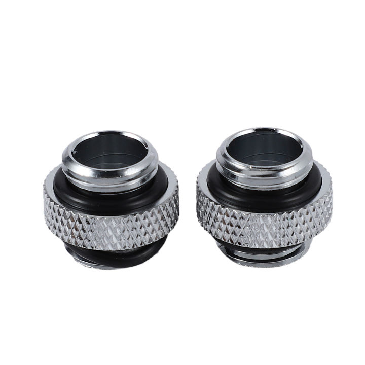 2Pcs G1/4 Mini External Thread Male To Male Water Cooling Rotary ...