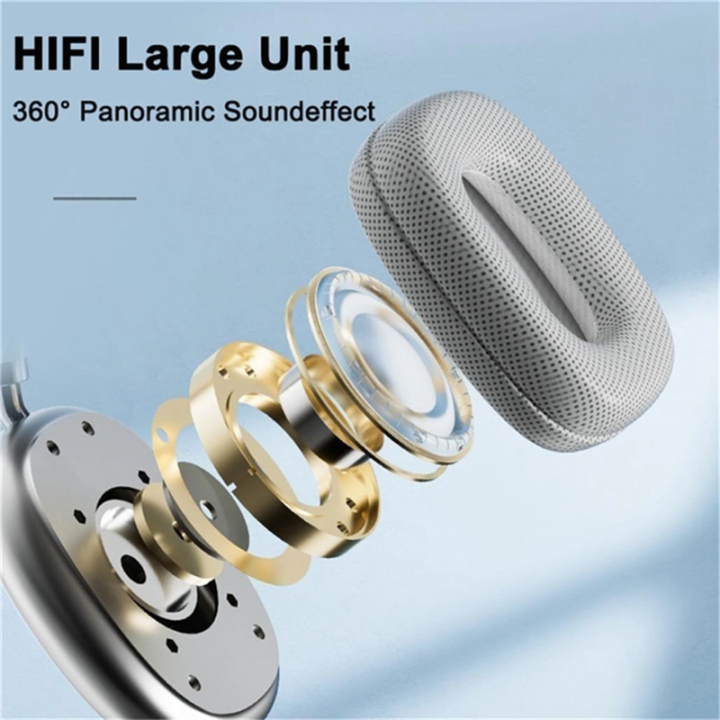 P9 Pro Max Wireless Bluetooth Headphones with Mic Noise Cancelling ...