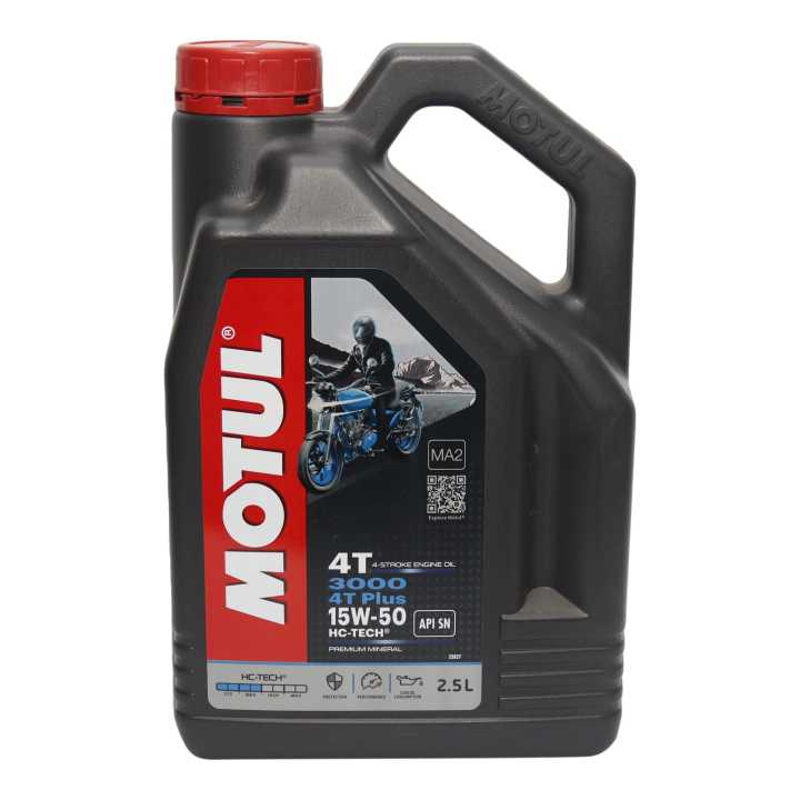 Motul 4T Plus 3000 15W-50 Hc-Tech Engine Oil 2.5L | Daraz.com.np