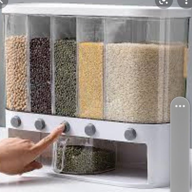 Multiple Cereal Dispenser For Cereals Grains And Pulses 10KG Wall ...