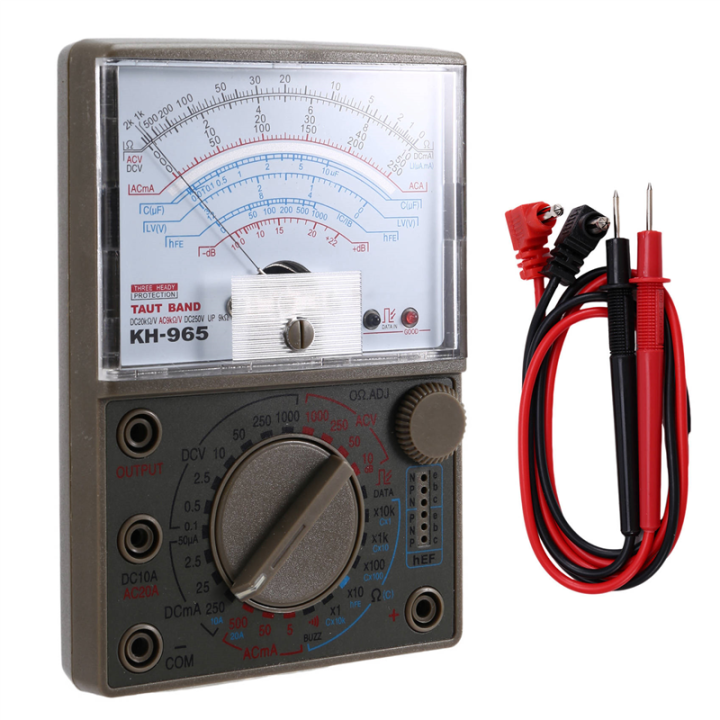 -965 Analog Multimeter Mechanical Pointer Meter AC/DC Voltage Current ...