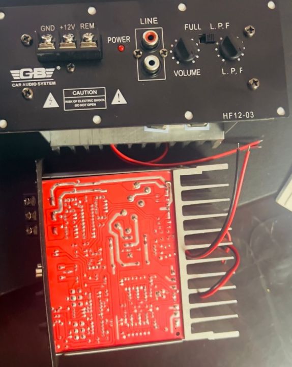 Car Amplifier Board DC Amplifier Bass Board Any Car Audio System. It Is ...