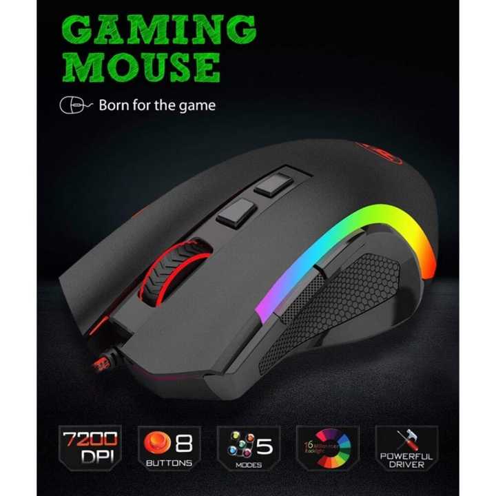 REdragon M607 Griffin 7200 DPI RGB Gaming Mouse | Daraz.com.np