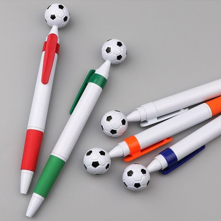 5 Pcs/Bag Scrapbooking Cute Football Ballpoint Pen Multi-use Soccer ...