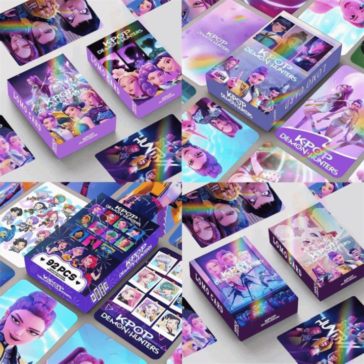New Rumi Mira Zoey Kpop Demon Hunters Photocards Derpy Tiger LOMO Cards Saja Boys Photo Cards ...