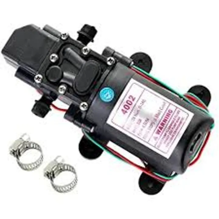 DC Pump Motor Diaphragm Water Pump Earth 100% Copper Winding 12 Volt DC ...
