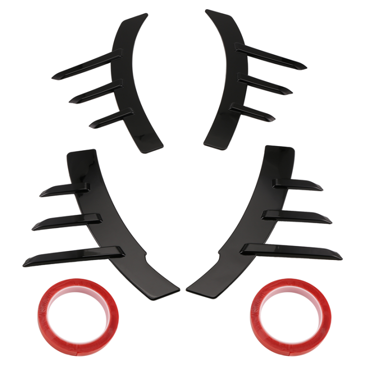 Car Front Rear Wheel Eyebrows Trim Stickers Spoiler Trims for 2 Series ...